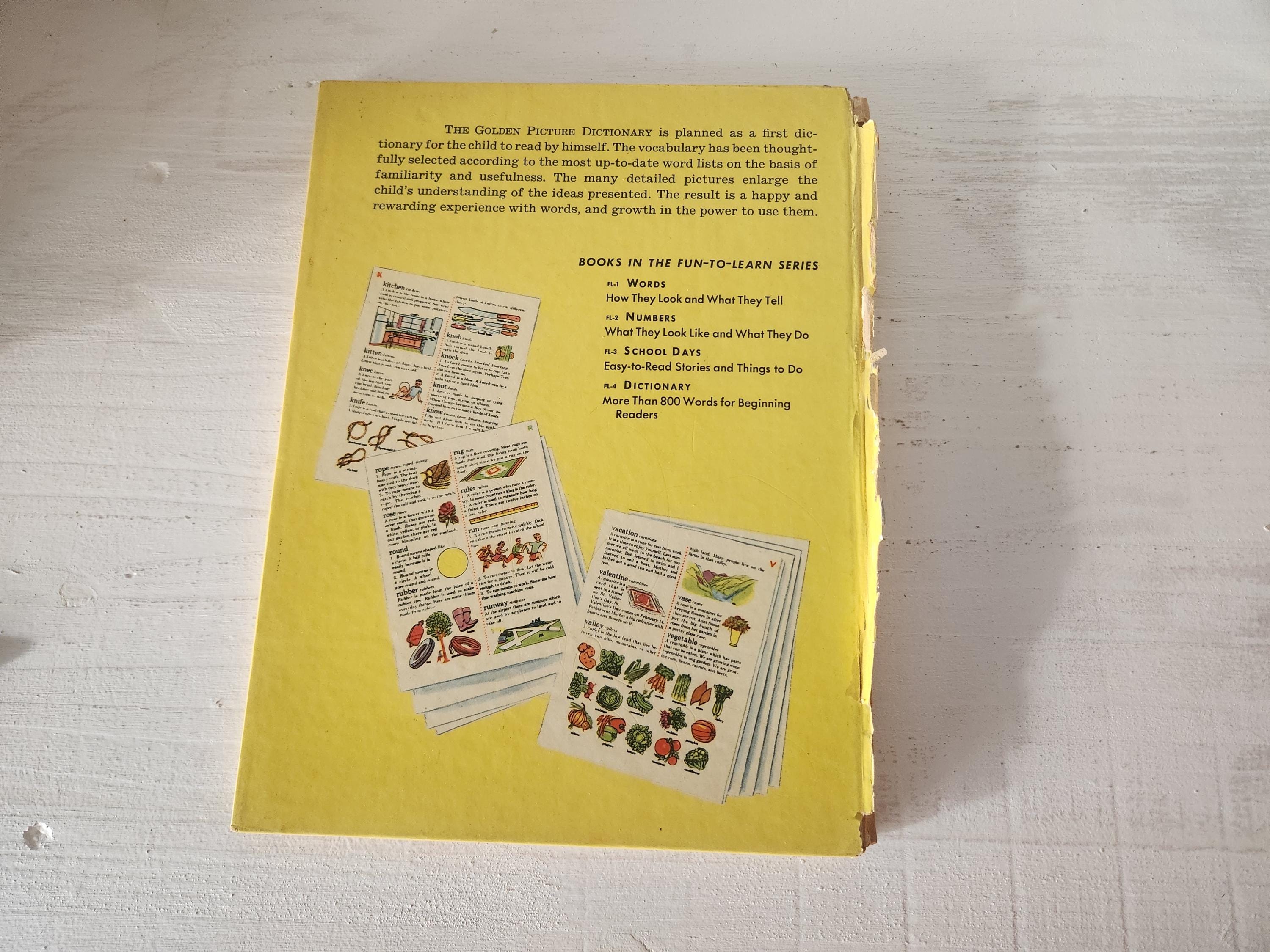 The Golden Picture Dictionary for Beginning Readers by Lilian Moore ...