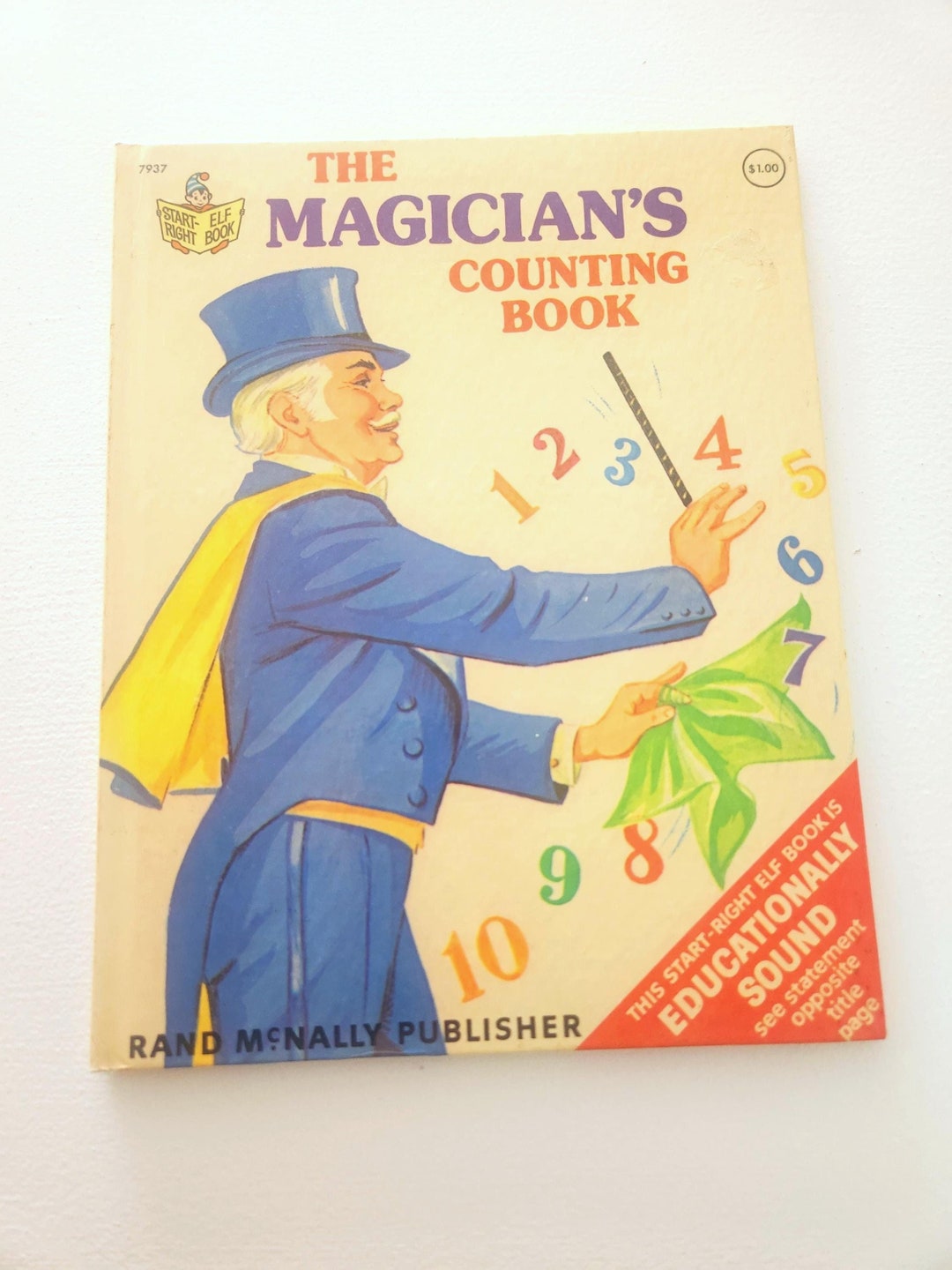 The Magician's Counting Book -- 1972 Vintage Children's Learning Book ...