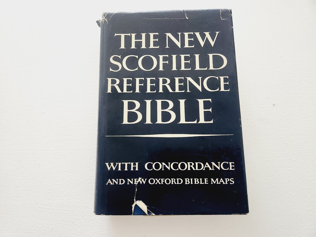 The New Scofield Reference Bible -- 1960s Vintage Bible -- King James ...