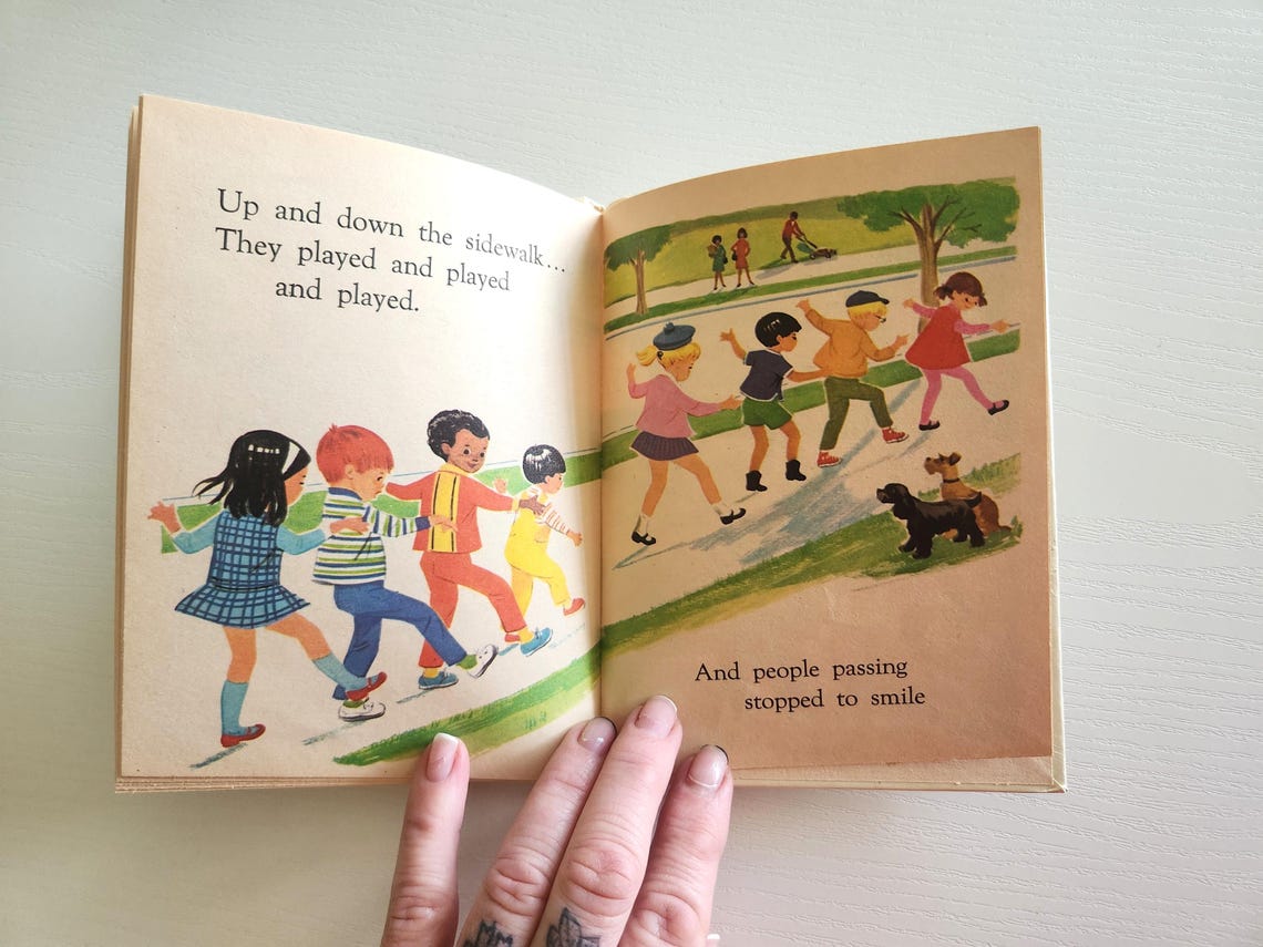 Hoppity Skip by Mary Phraner Warren -- 1971 Vintage Children's Book ...