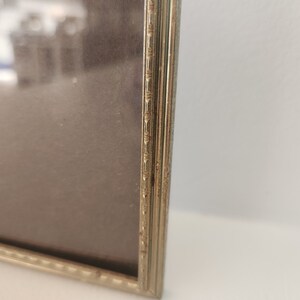 Vintage Two Sided Gold Metal Frame Vintage Photo Picture Frame Double ...