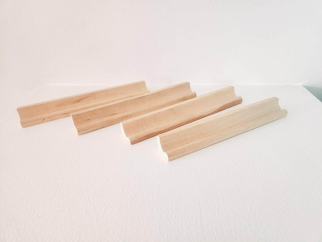 Vintage Wood Scrabble Letter Tile Racks -- Set of 4 Authentic Racks ...