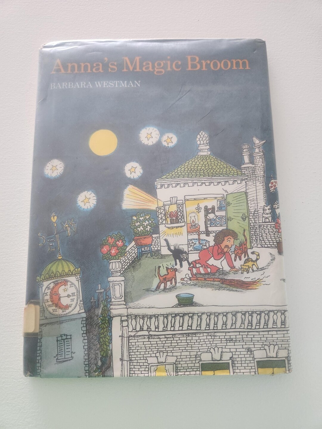 Anna's Magic Broom by Barbara Westman -- 1977 Vintage Children's Book ...