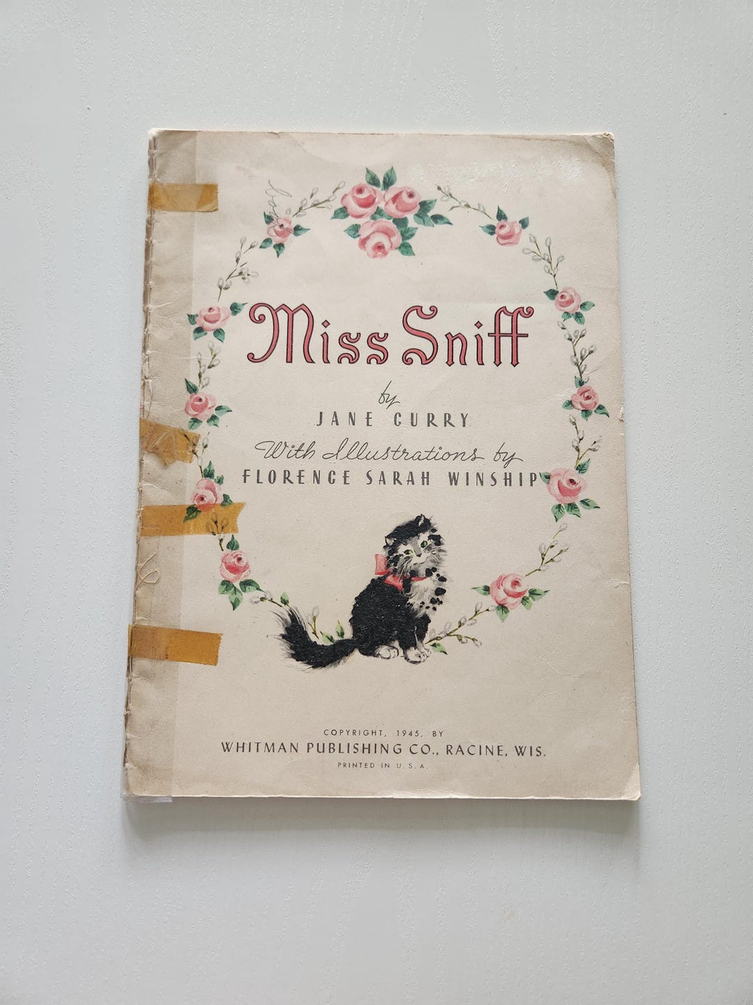 Miss Sniff by Jane Curry { 1945 } Vintage Children's Fuzzy Wuzzy Book ...