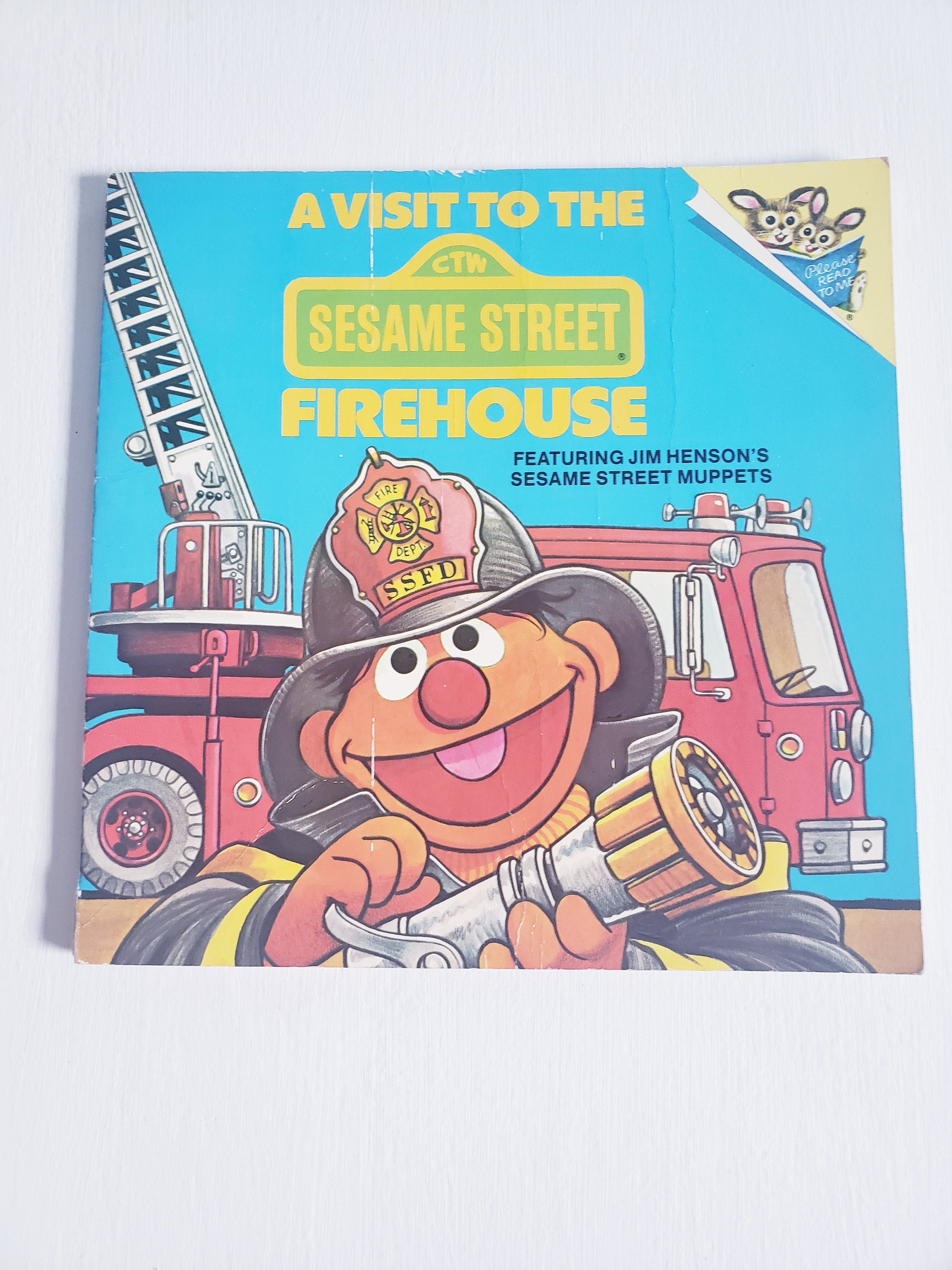 Vintage A Visit to the Sesame Street Fire House. Vintage - Etsy