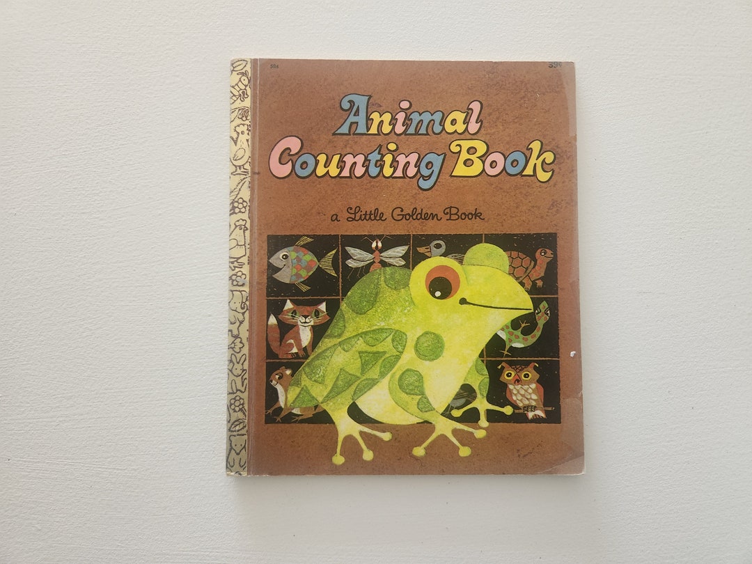 Animal Counting Book -- 1969 Vintage Children's Book -- A Little Golden ...