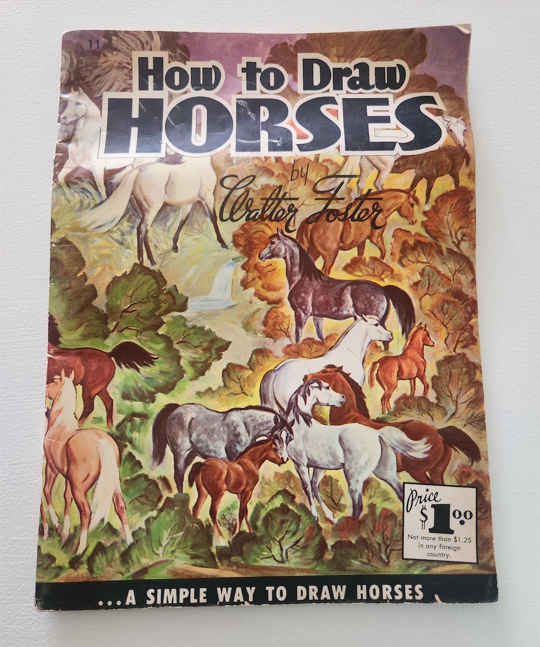 How to Draw Horses by Walter Foster -- Learn How to Draw -- Vintage Art ...