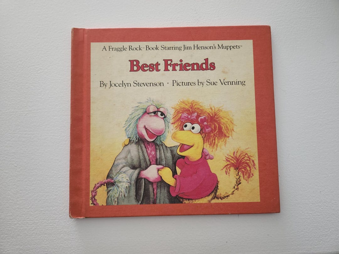 Vintage Fraggle Rock-best Friends by Jocelyn Stevenson -- 1984 Vintage ...