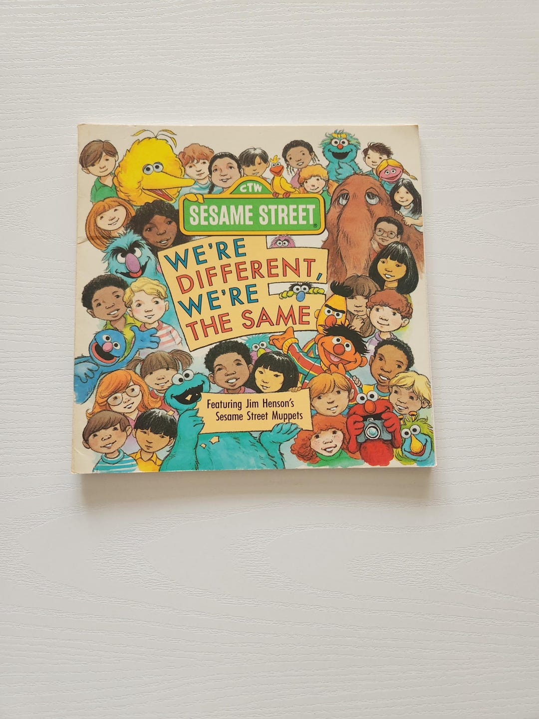 Vintage Sesame Street Book - We're Different, We're the Same (1992) - Etsy