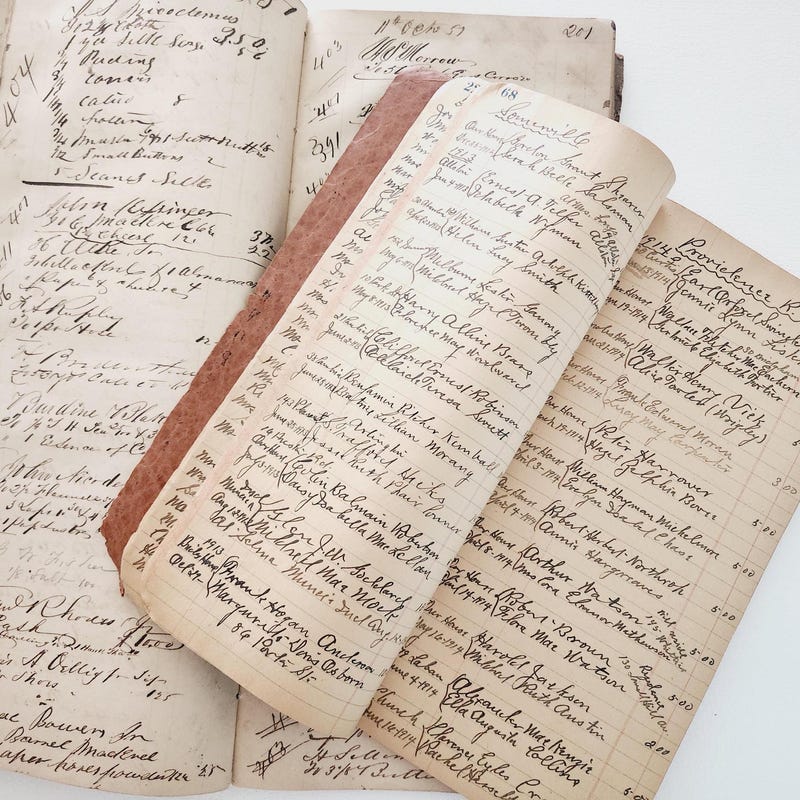 Antique Ledger Paper - Etsy