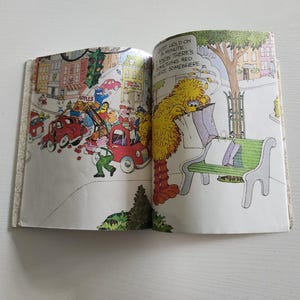 Sesame Street Big Bird Red Book by Rosanne & Jonathan Cerf { 1990 ...