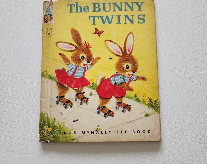 The Bunny Twins by Helen Wing { 1964 } Vintage Children's Wonder Book ...