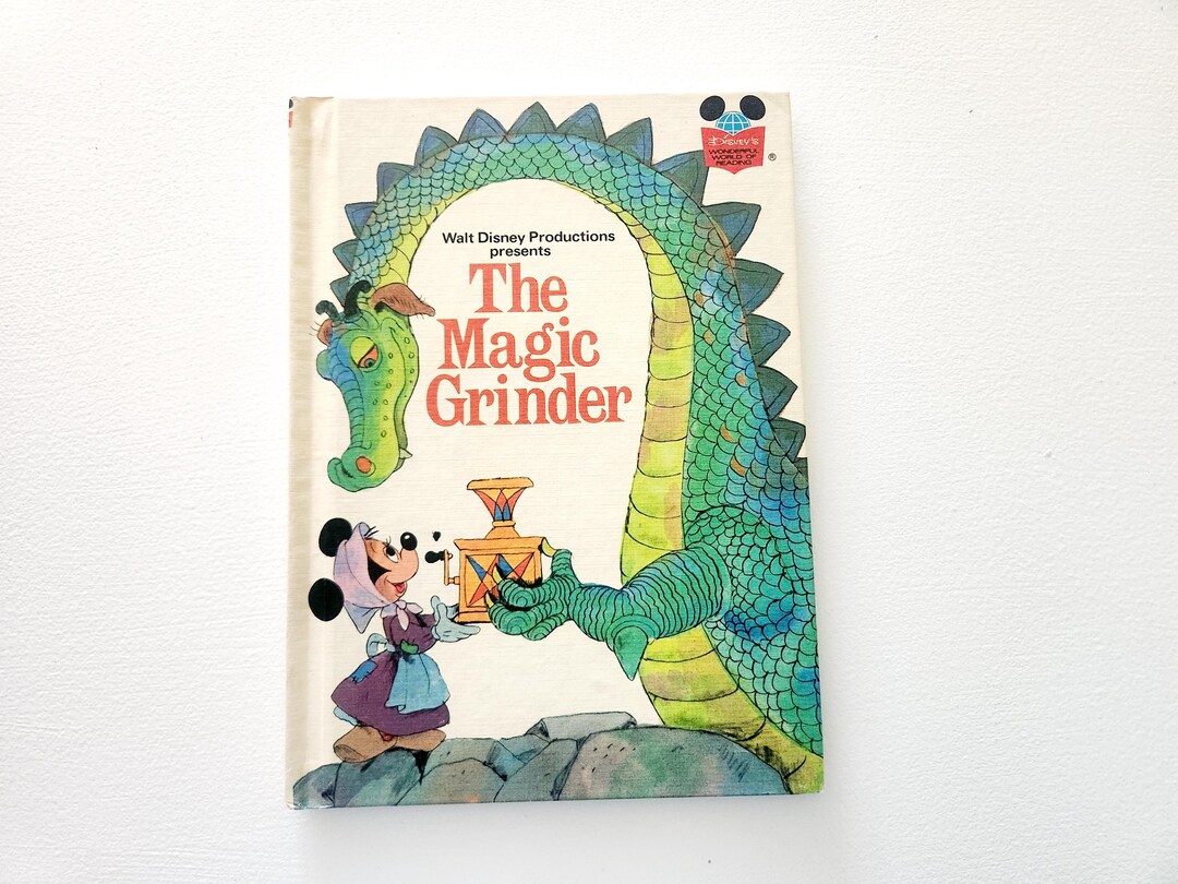 Walt Disney the Magic Grinder -- 1975 Vintage Classic Children's Book ...