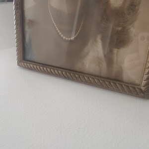 Vintage Gold Frame With Woman Portrait School Photo Portrait Vintage ...