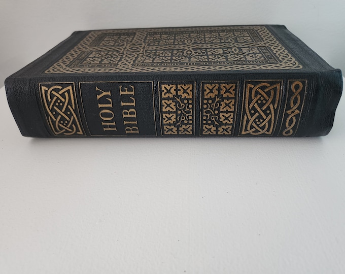 The Holy Bible Golden Book Edition Illustrated Color Paintings ...