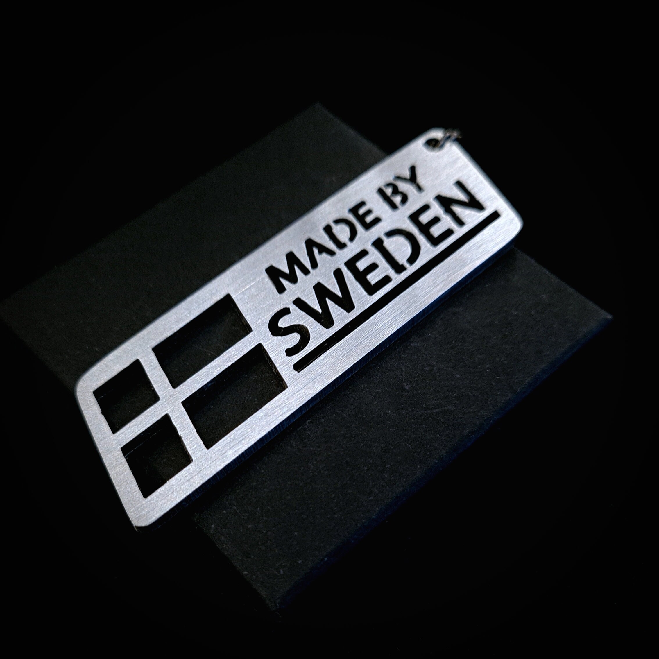 Made by Sweden Volvo / Saab / Scania Handmade Keychain titanium Steel ...