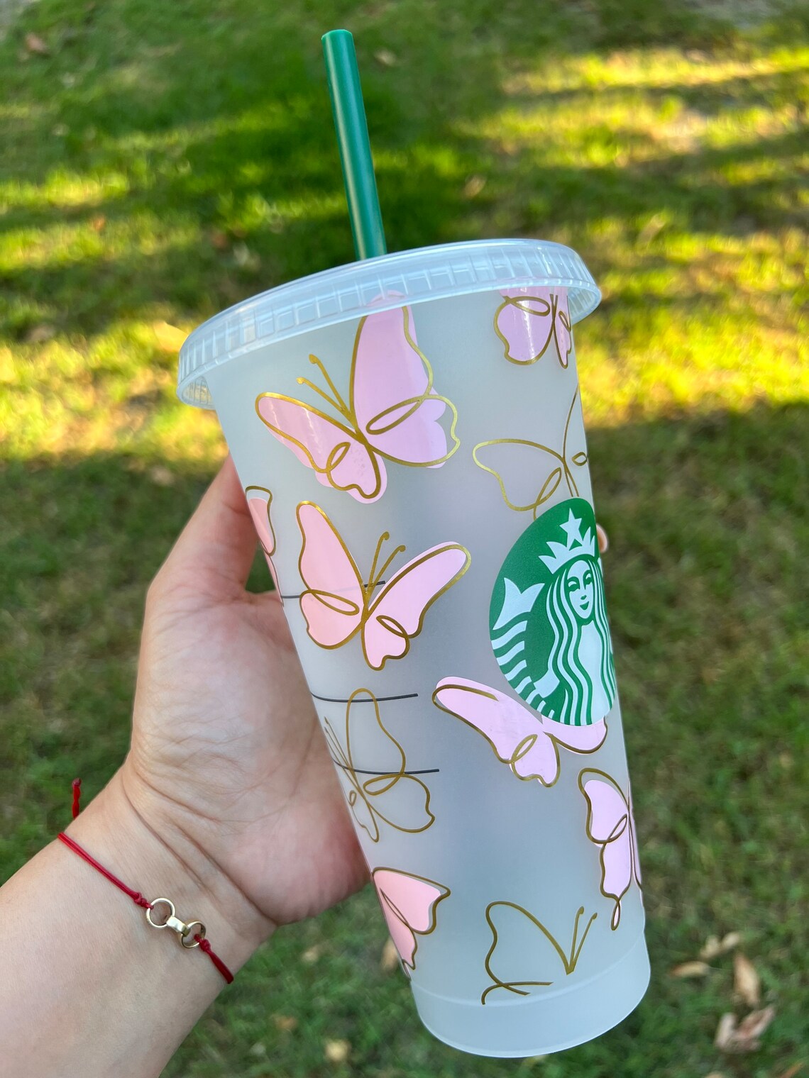 Butterfly Starbucks Cup, Custom Butterfly Cup, Starbucks Tumbler ...