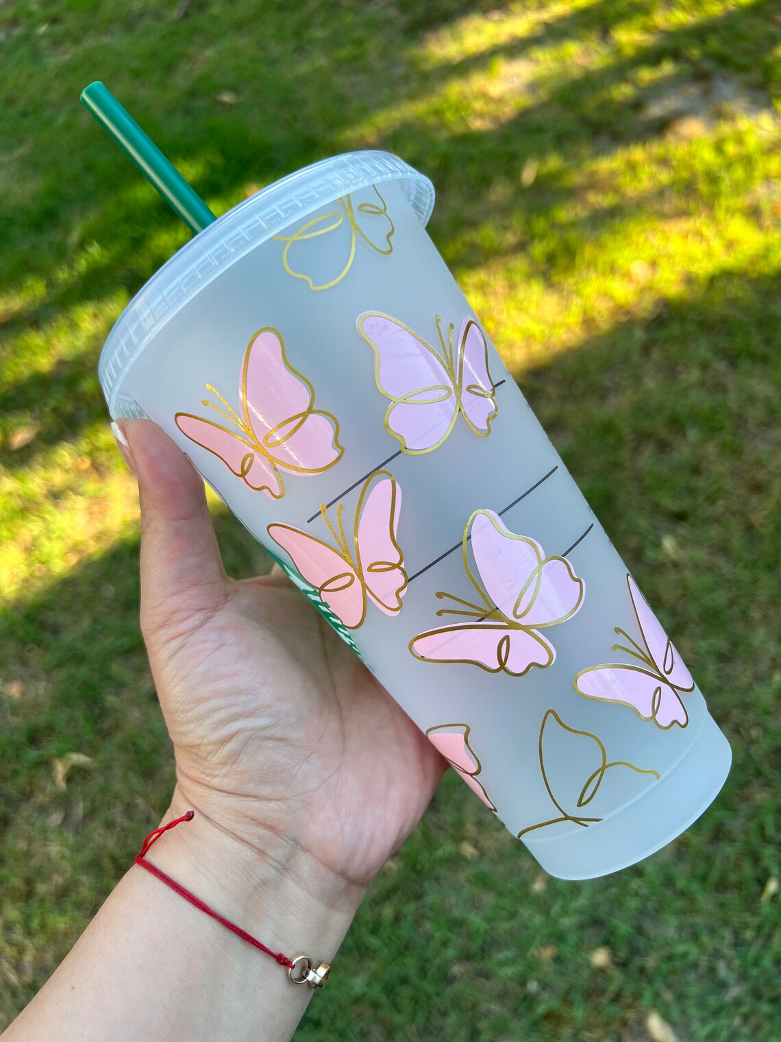 Butterfly Starbucks Cup, Custom Butterfly Cup, Starbucks Tumbler ...