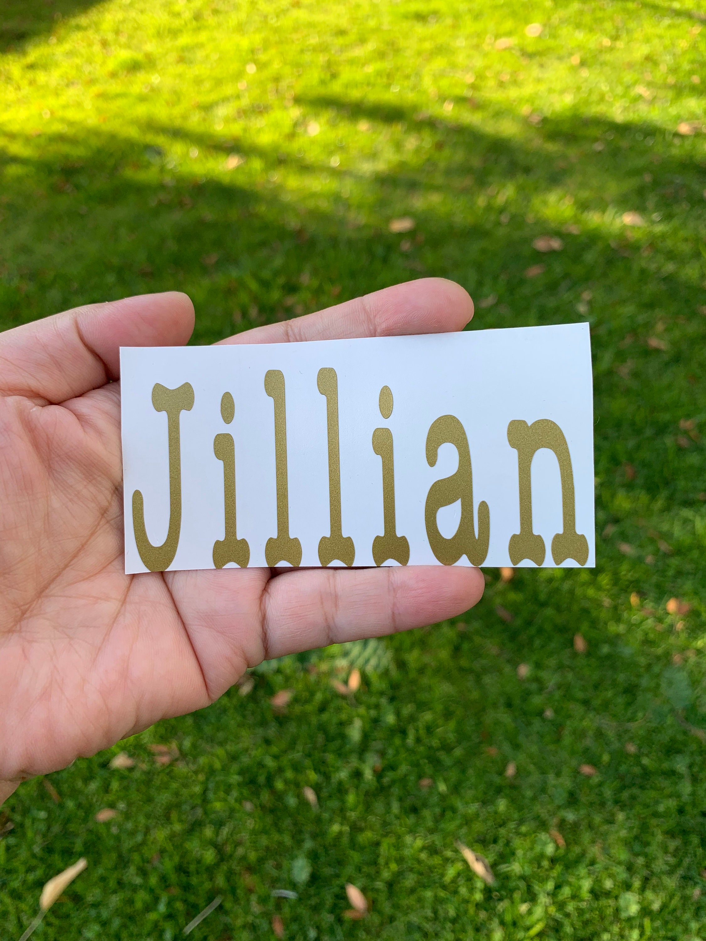 Personalized Name Decal Name Decal for Tumbler Wine Glass - Etsy