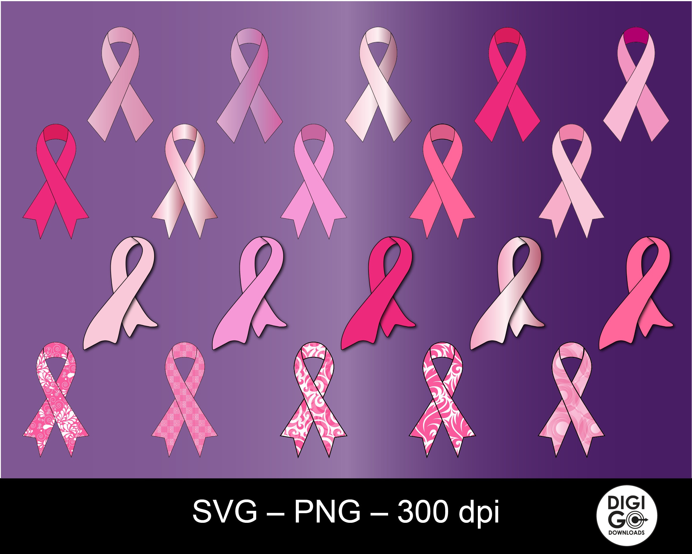 Breast Cancer Svg Breast Cancer Ribbon Pink October Cancer