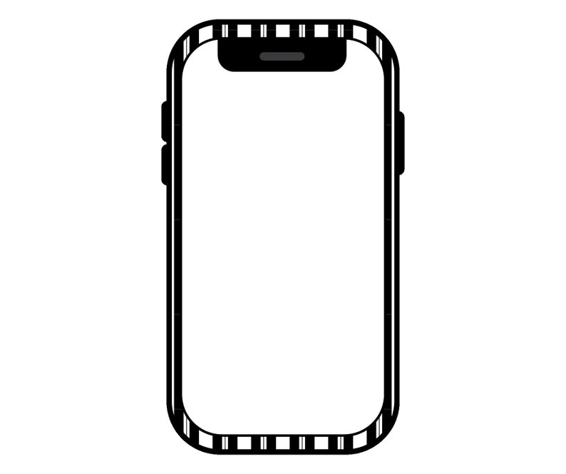 Smart Phone Svg / Cell Phone Clipart / Mobile Phone Svg / Cell - Etsy