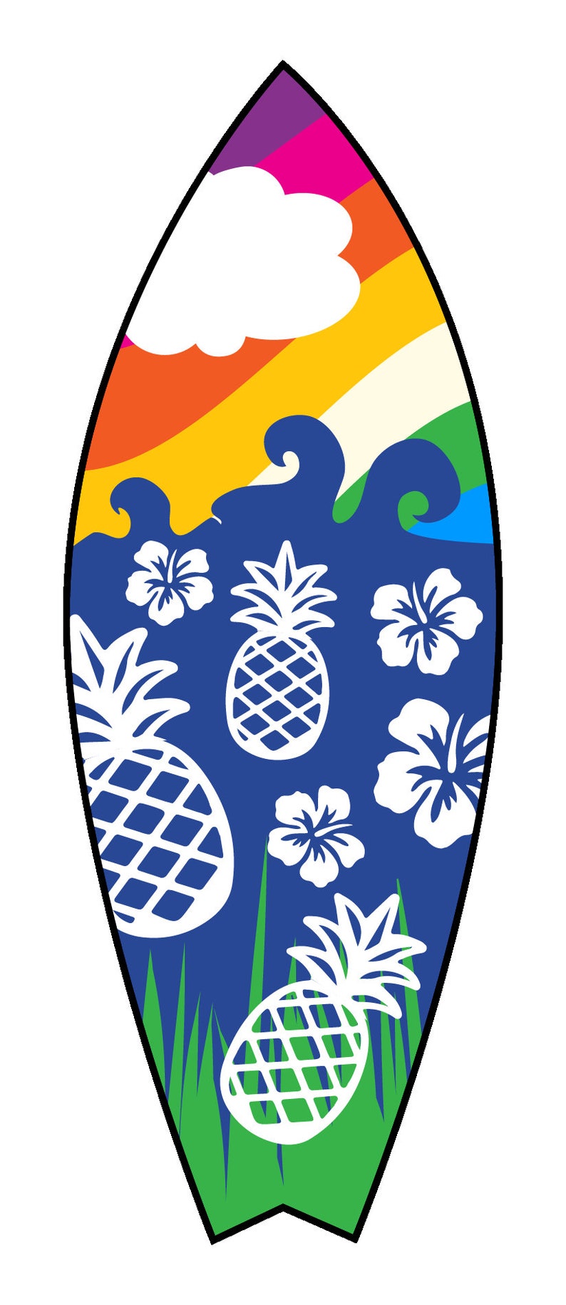 Surfboard Svg / Surfboard Bundle / Surfing Svg / Summer / Tropical ...