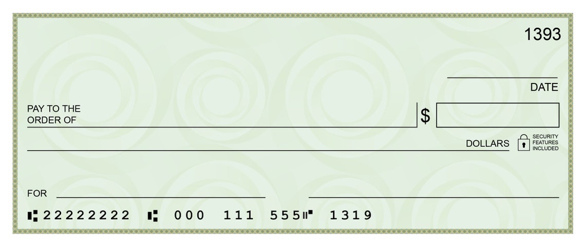 Check Template Svg / Blank Check Svg / Check Account Svg / Bank Account ...