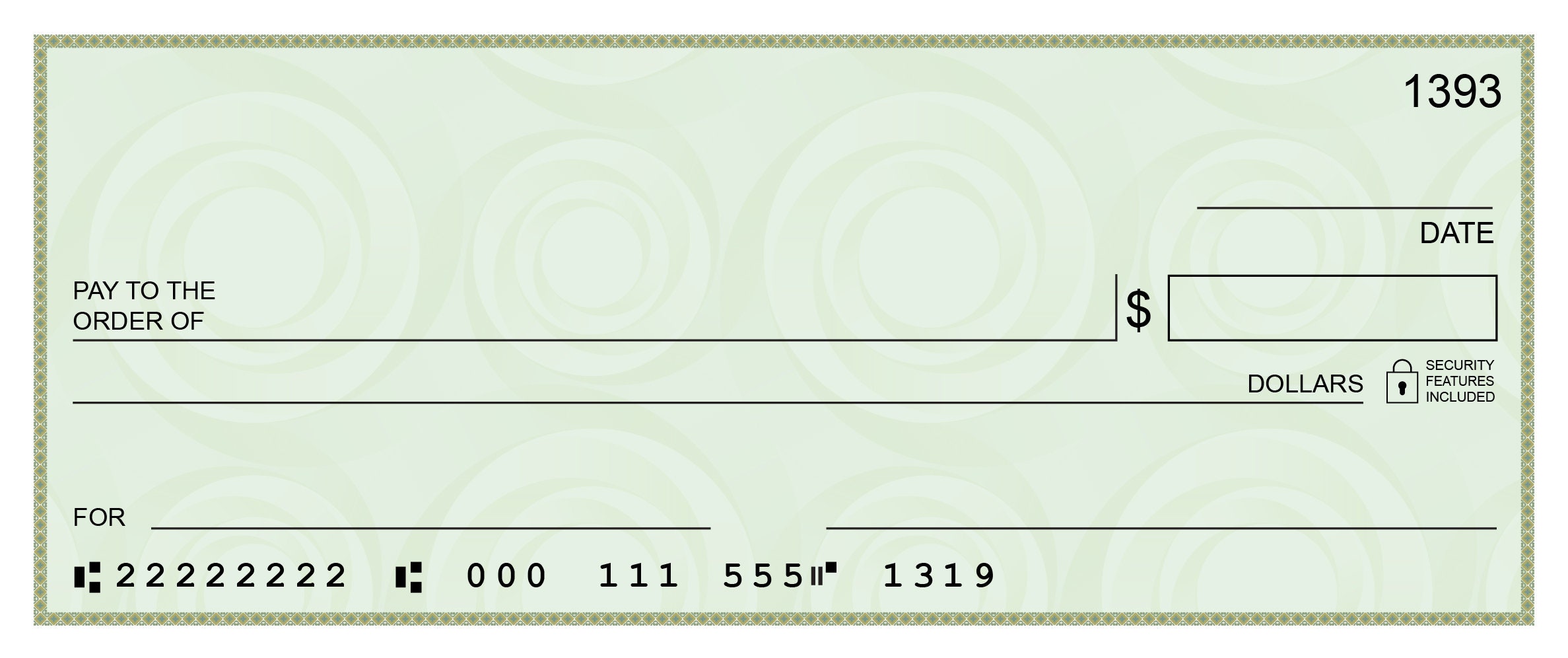 Check Template Svg / Blank Check Svg / Check Account Svg / Bank Account ...