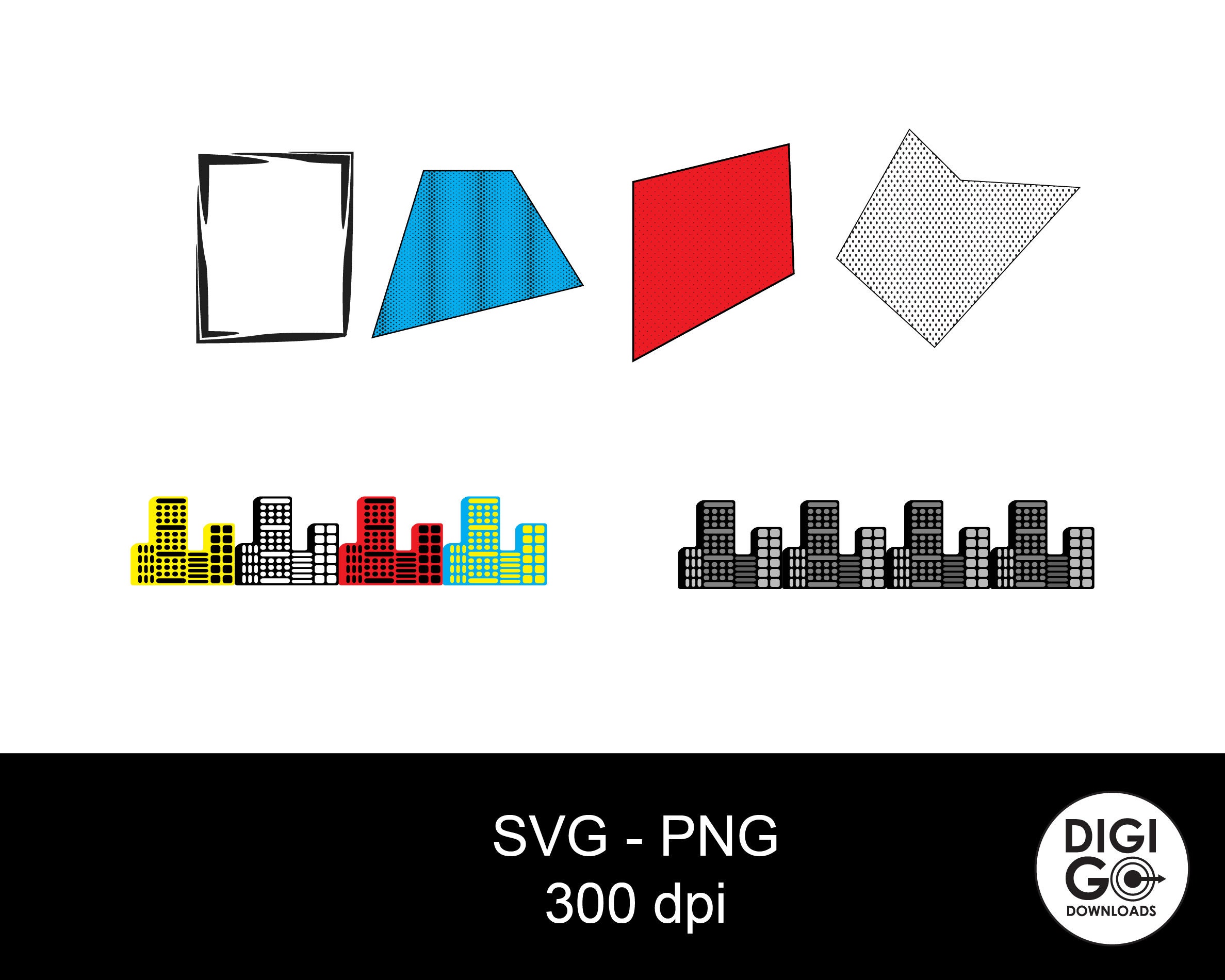 Comic Text Clipart / Comic Bubbles / Comic Words / Comic Book Svg ...