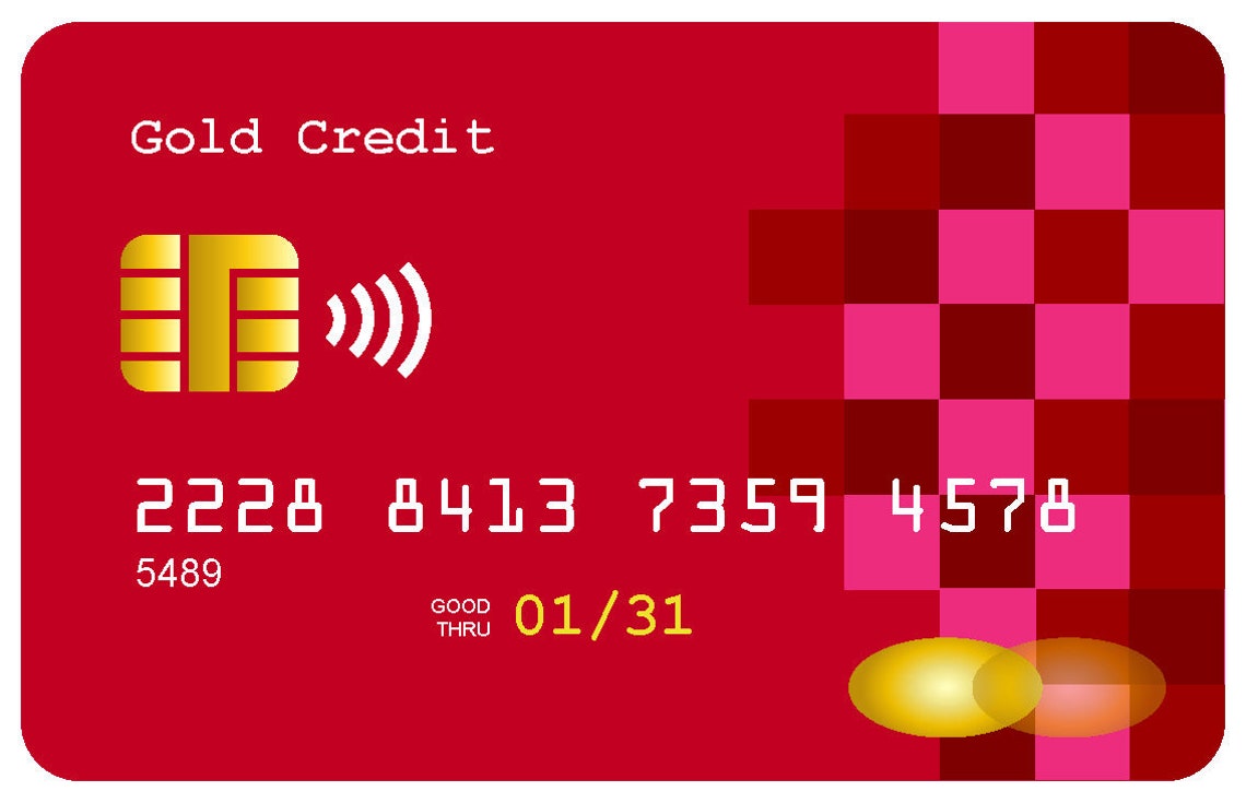 Credit Card Template / Credit Card Svg / Fillable Credit Card / Credit ...