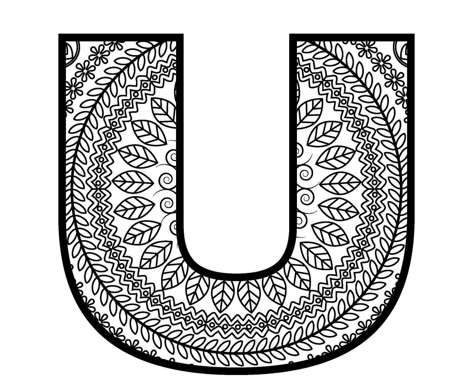 Mandala Alphabet Svg / Mandala Letters Svg Cut Files / Mandalas Svg ...