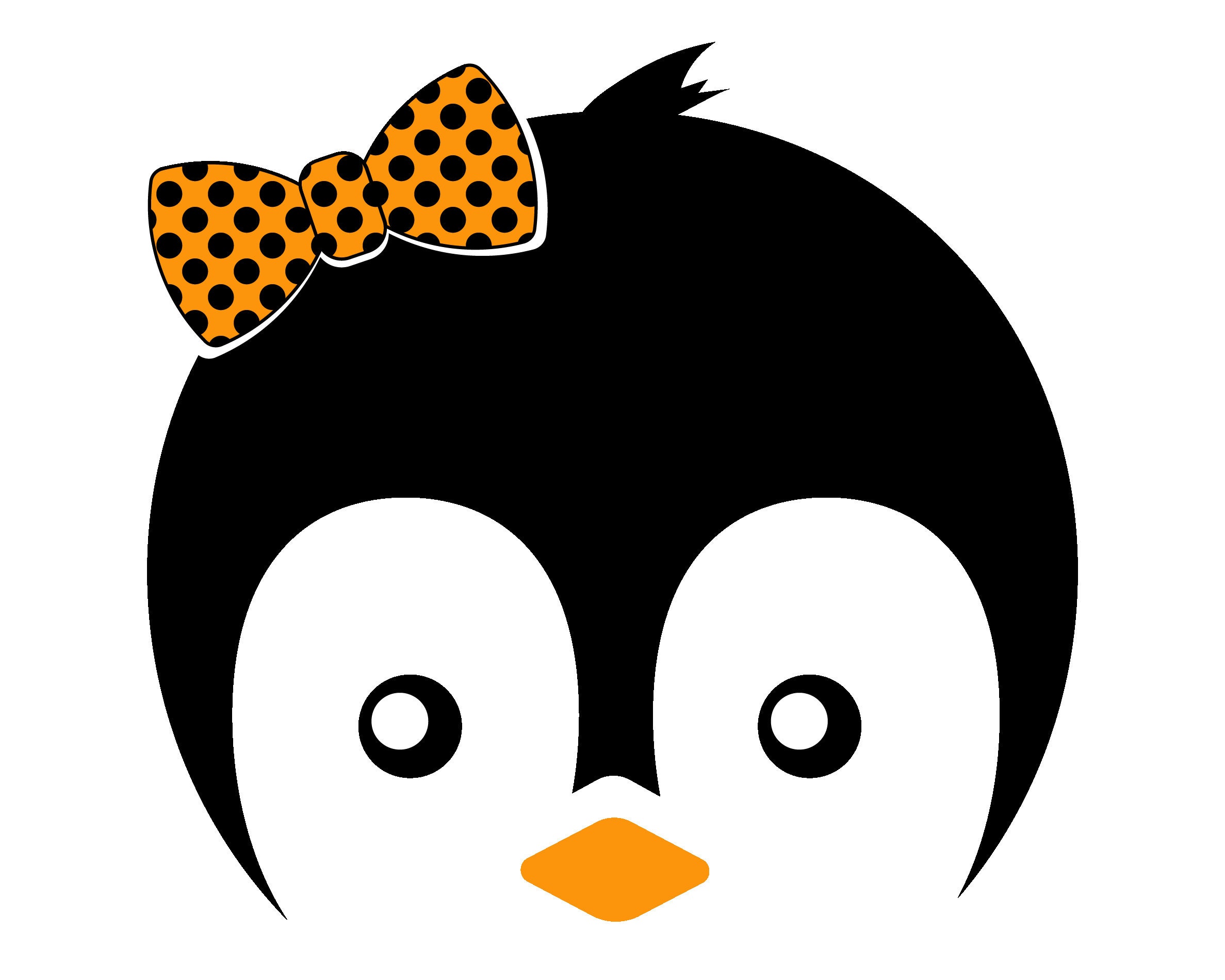 Penguin Face Svg / Penguin Head / Penguin Svg / Cute Penguin - Etsy