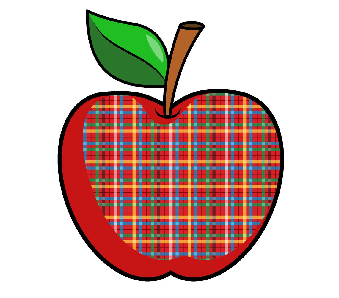 Apple Svg / Apple Clipart / School Svg / Fillable Apple / - Etsy