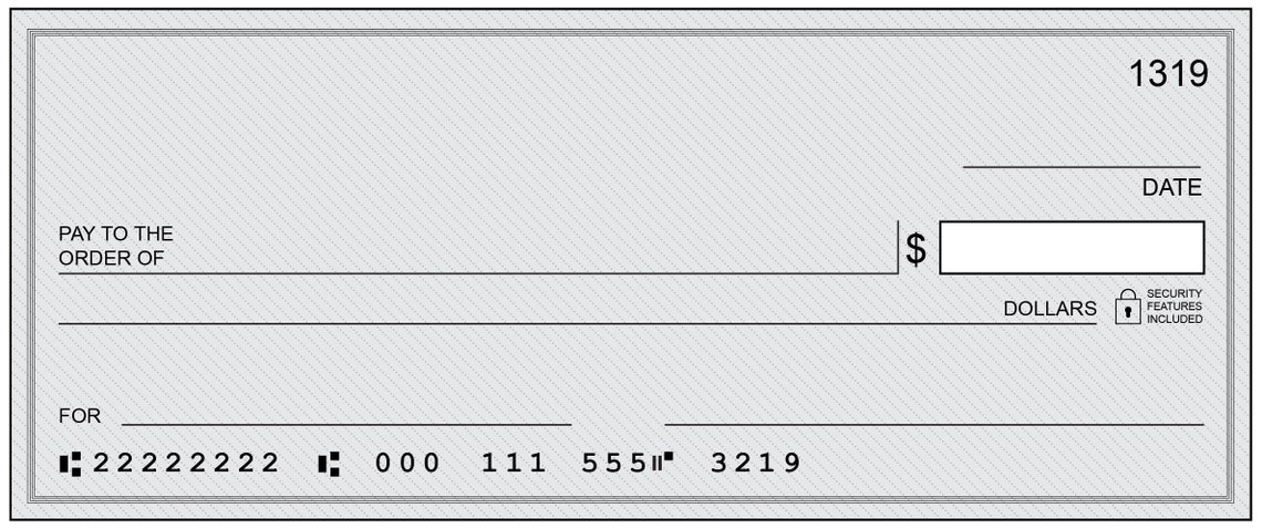 Check Template Svg / Blank Check Svg / Check Account Svg / Bank Account ...