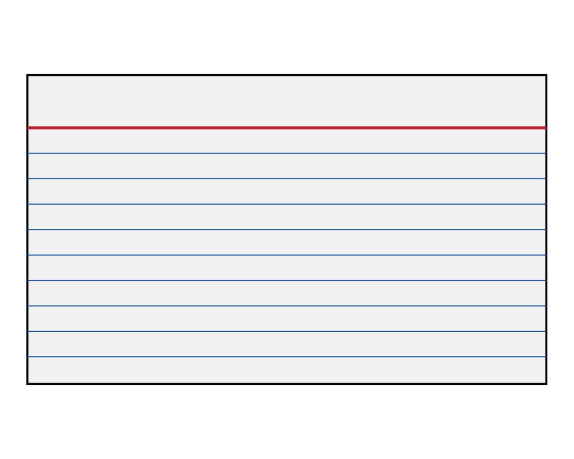 Colored Index Card Clipart / Index Card Image / Index Card Png ...