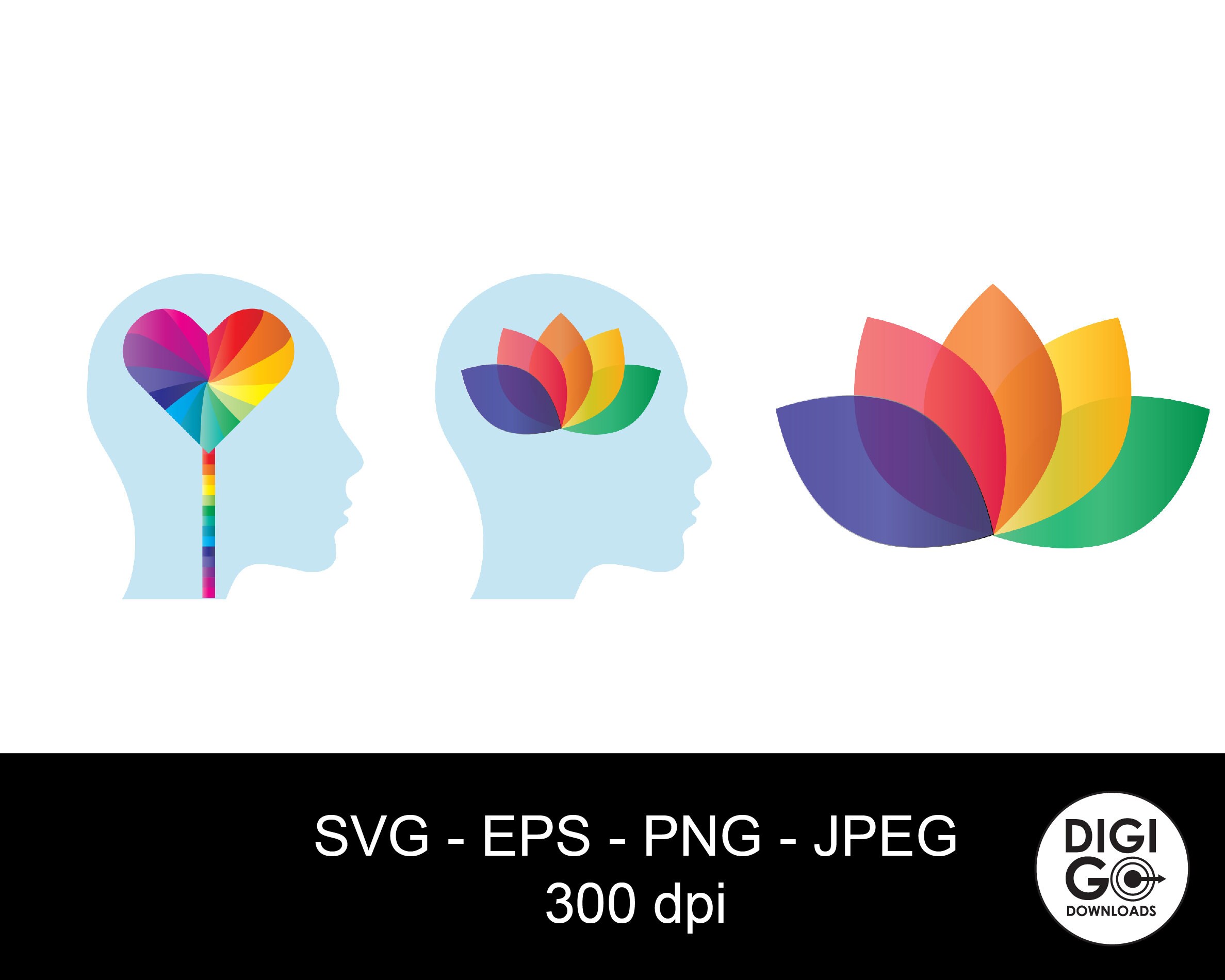 Mindfulness Svg / Mindset Svg / Wellbeing Svg / Mental Health Svg - Etsy