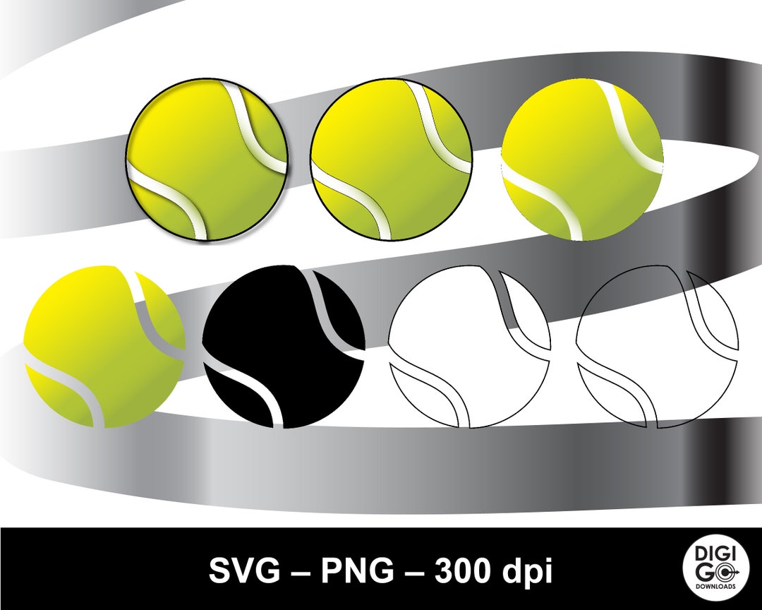 Tennis Ball Svg / Sports Svg / Tennis Ball Clipart / Tennis Cut File ...