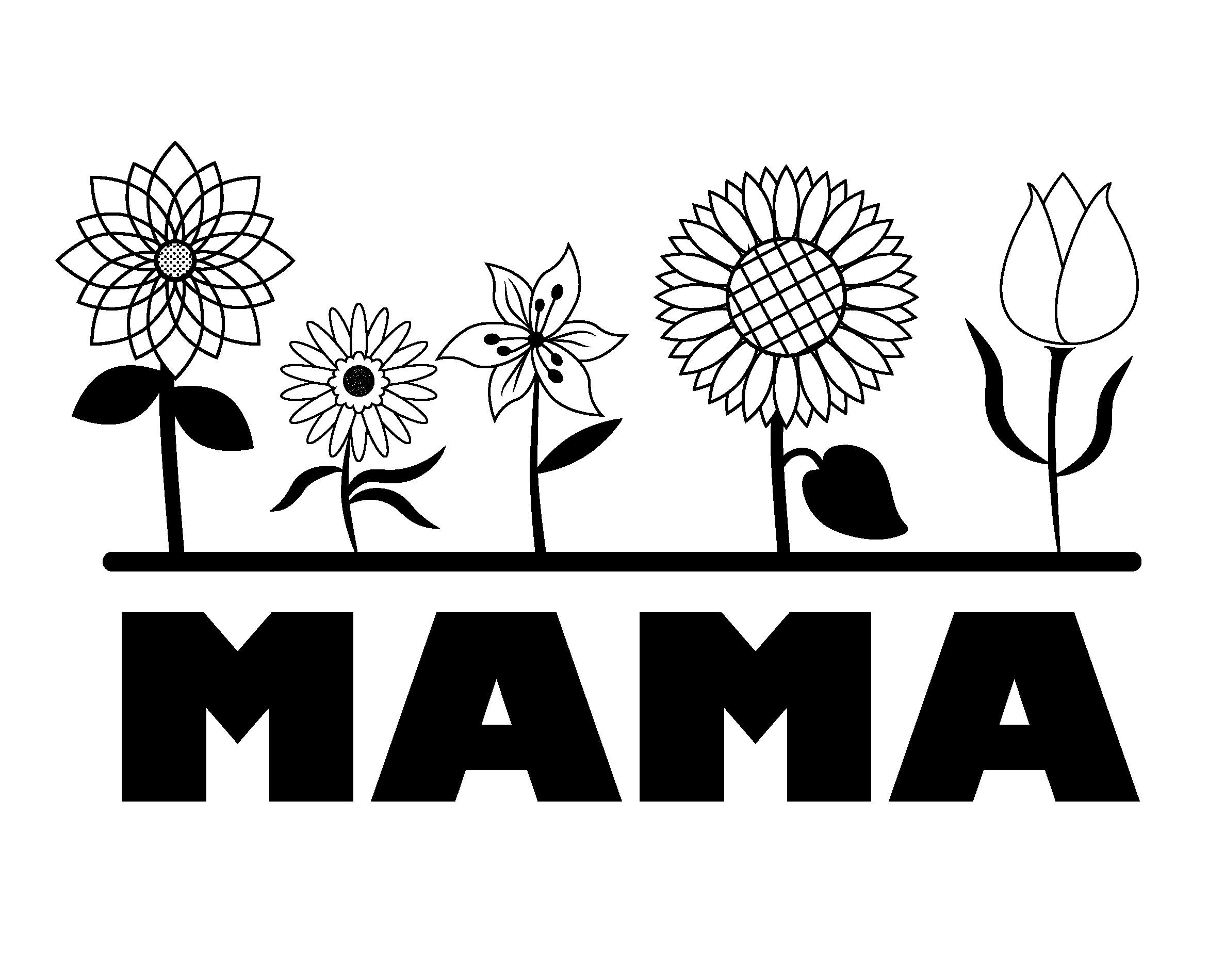 Mama Svg Mom Svg Flower Mama Svg Leopard Mama Svg Mama Shirt
