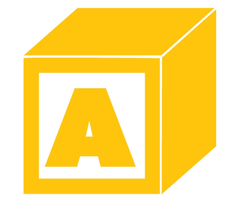 ABC Alphabet Blocks Svg / Alphabet Blocks Png / Alphabet Building ...