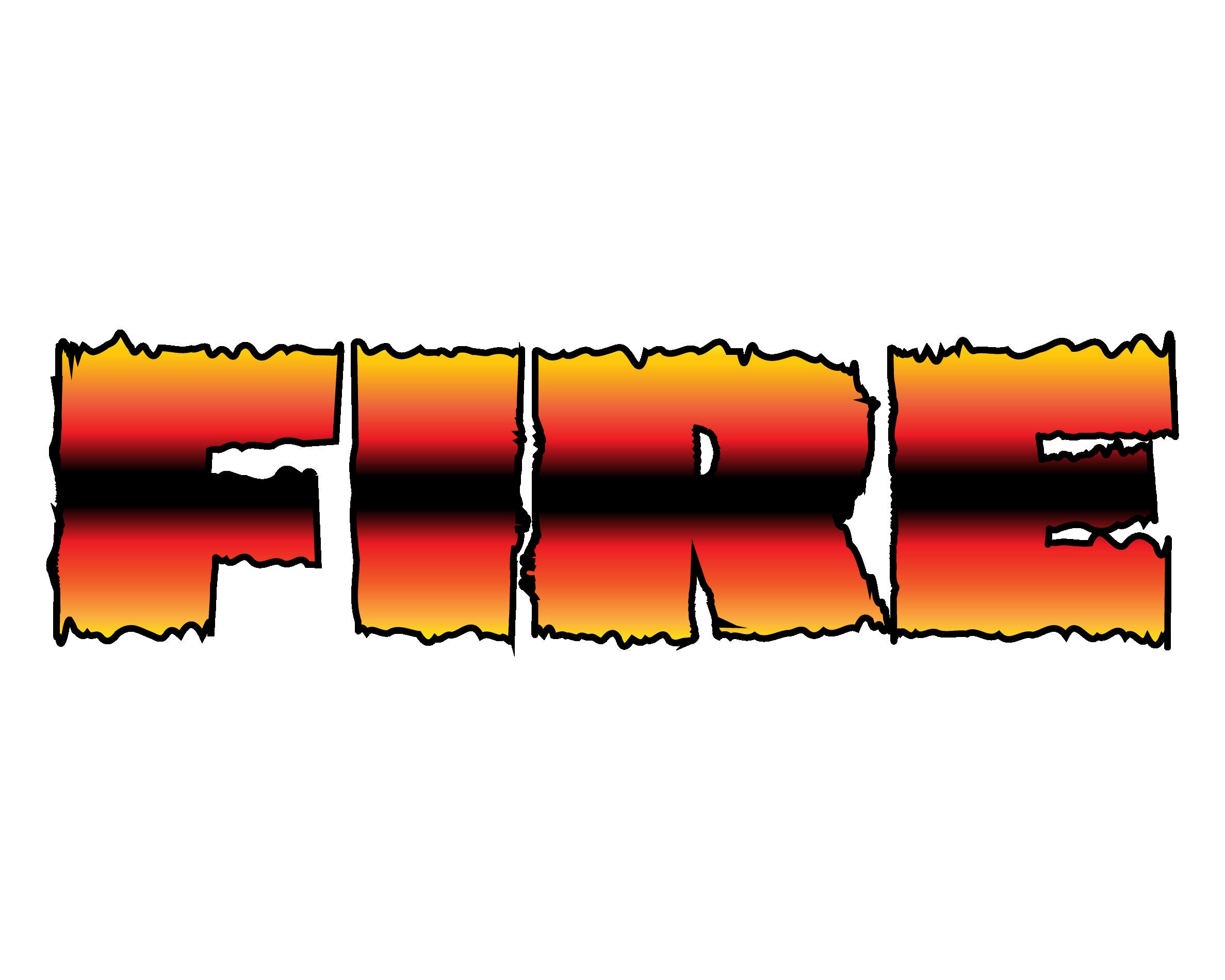 Fire Svg / Fire Design / Fire Word Svg / Fire Flames Svg / - Etsy