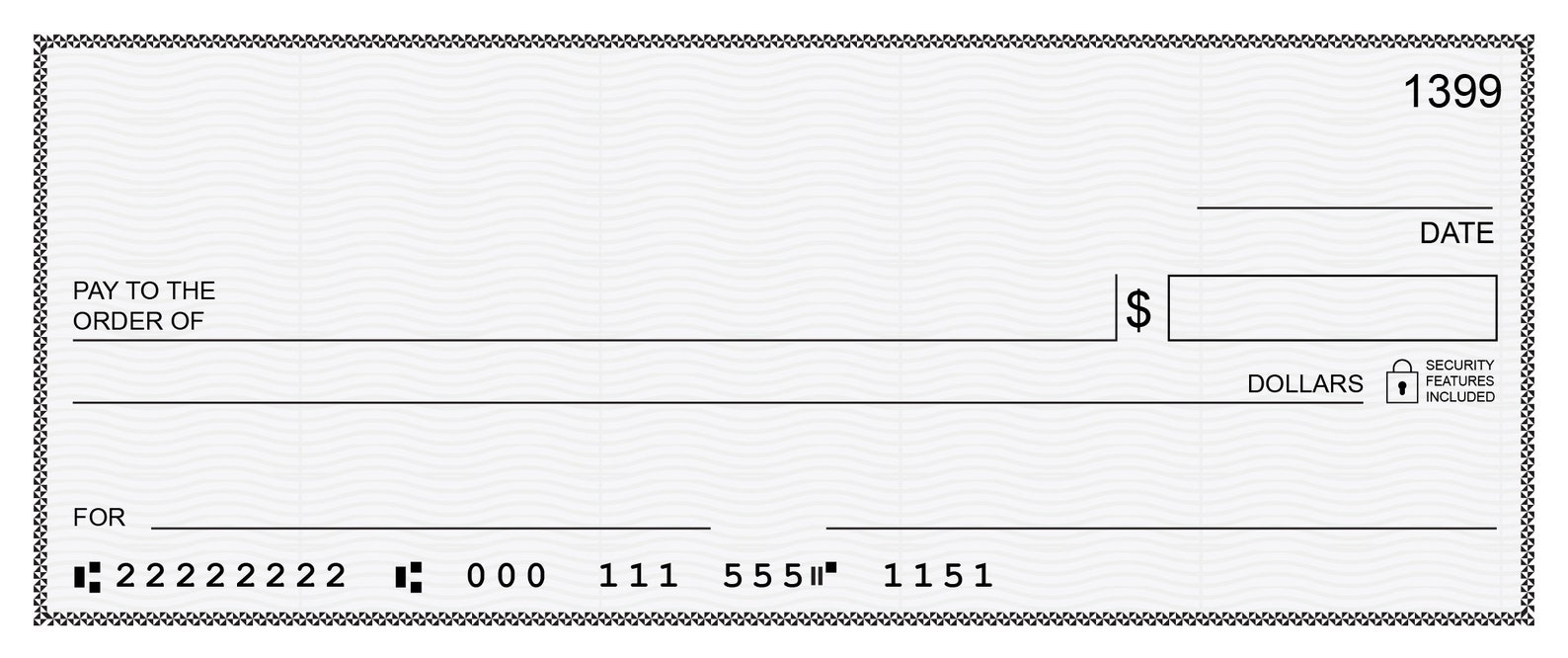 Check Template Svg / Blank Check Svg / Check Account Svg / Bank Account ...
