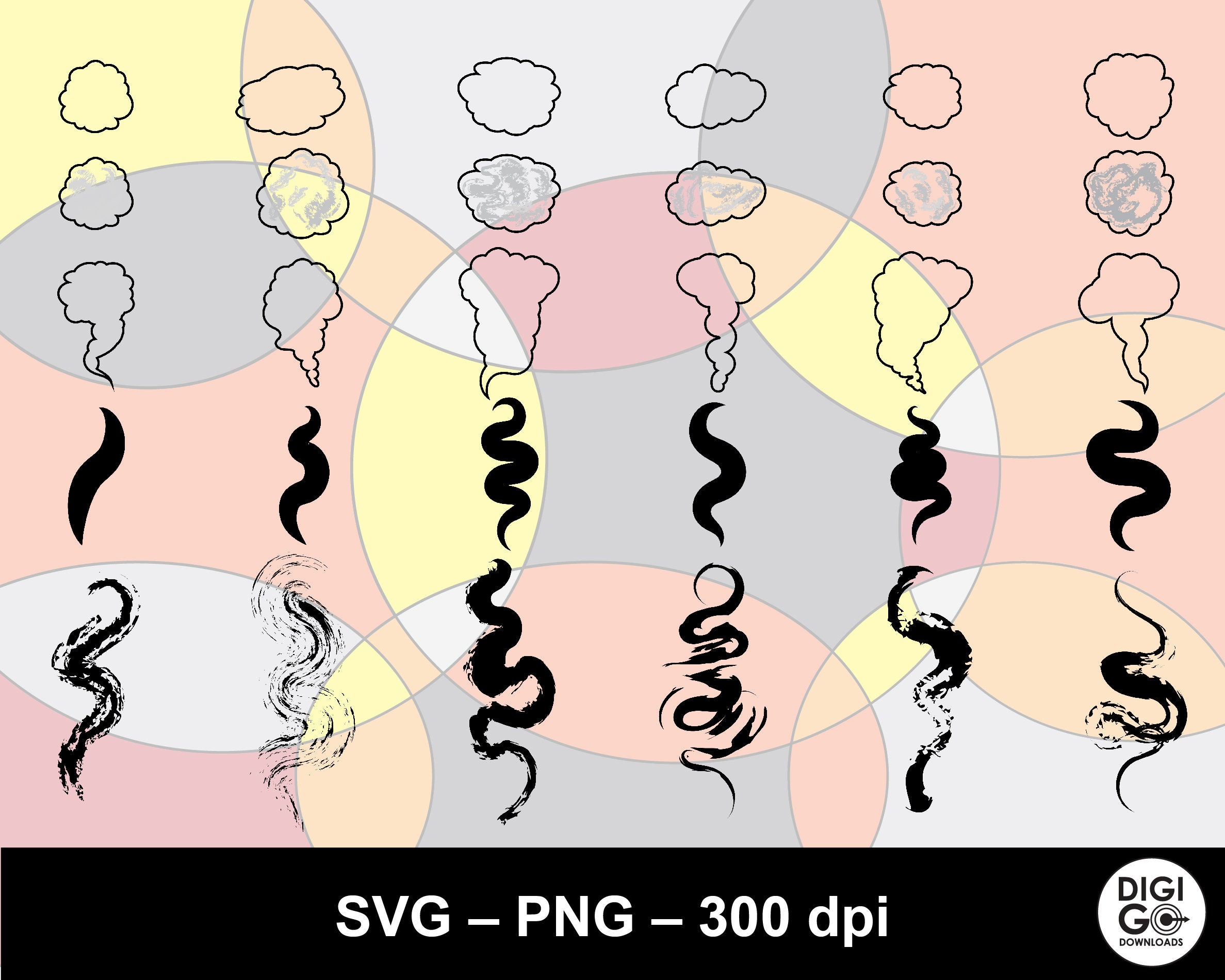 Smoke Svg, Smoke Effect, Smoke Svg Cartoon, Smoke Png, Smoke Bundle Svg ...