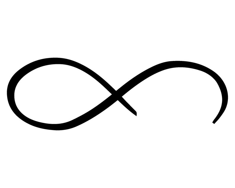 Infinity Symbol Svg / Infinity Svg / Infinity Sign Svg / Open Infinity ...