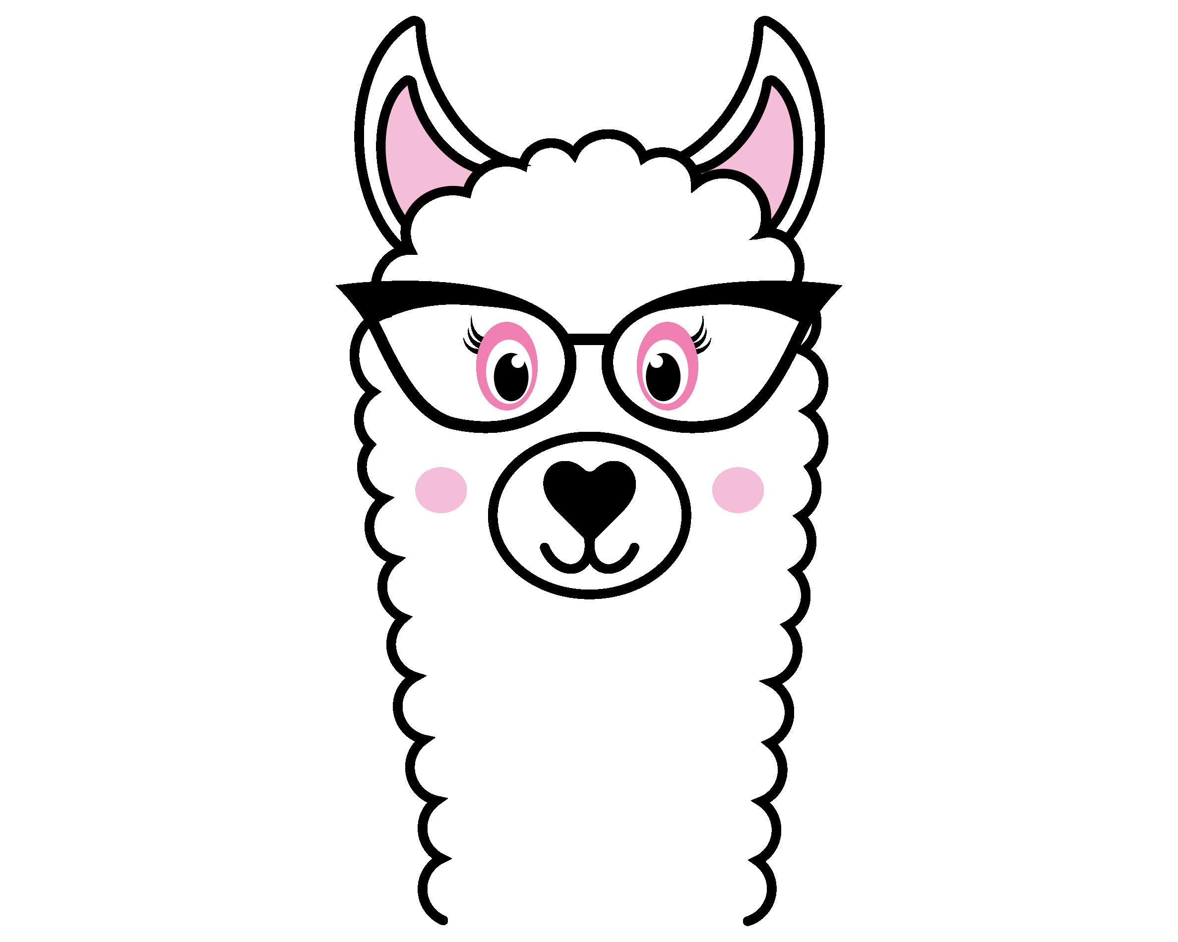 Llama Svg / Llama Sunglasses / Funny Llama / Alpaca Svg / Llama Svg ...