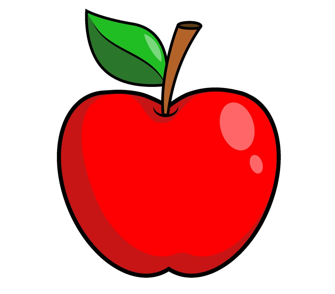 Apple Svg / Apple Clipart / School Svg / Fillable Apple / Teacher Svg ...