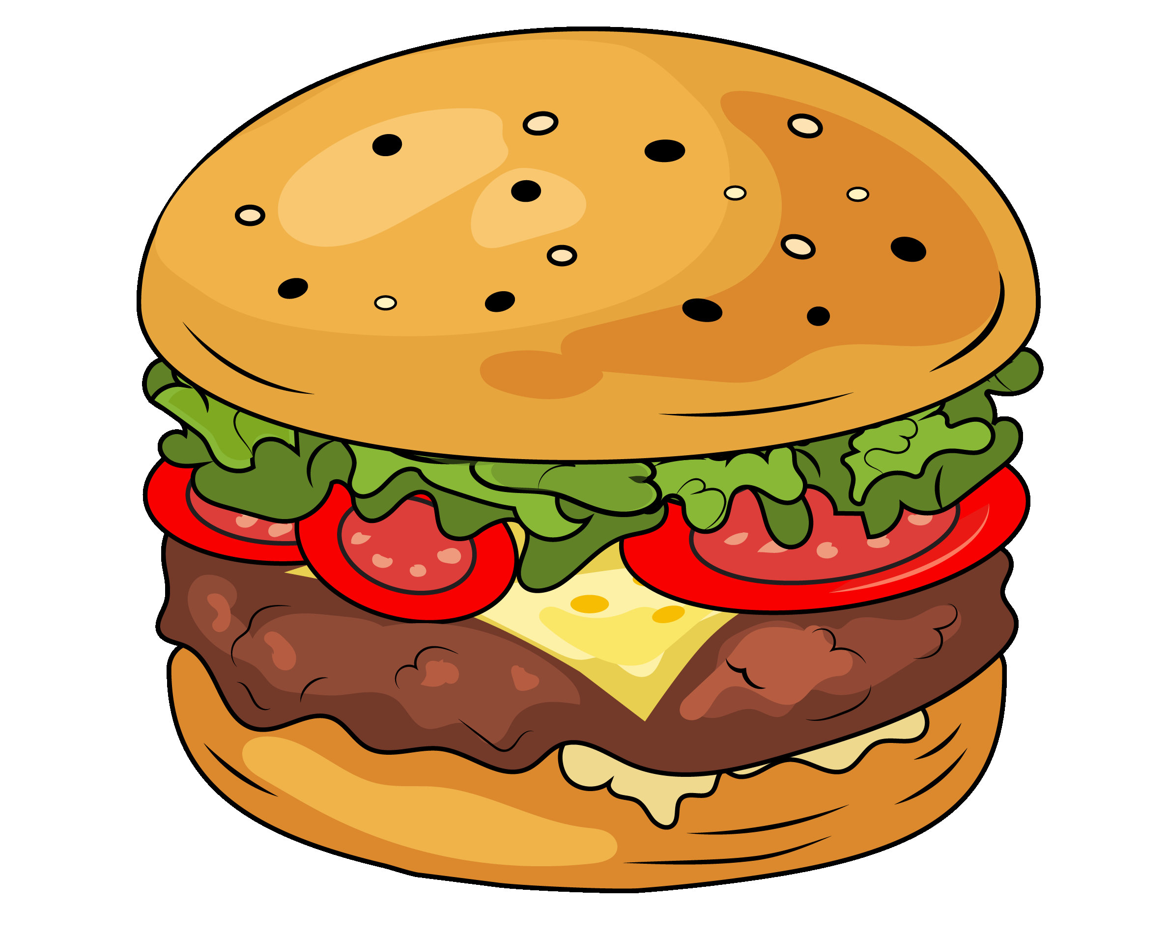 Hamburger Svg / Cheeseburger Svg / Hamburger Png / Cheeseburger Svg ...