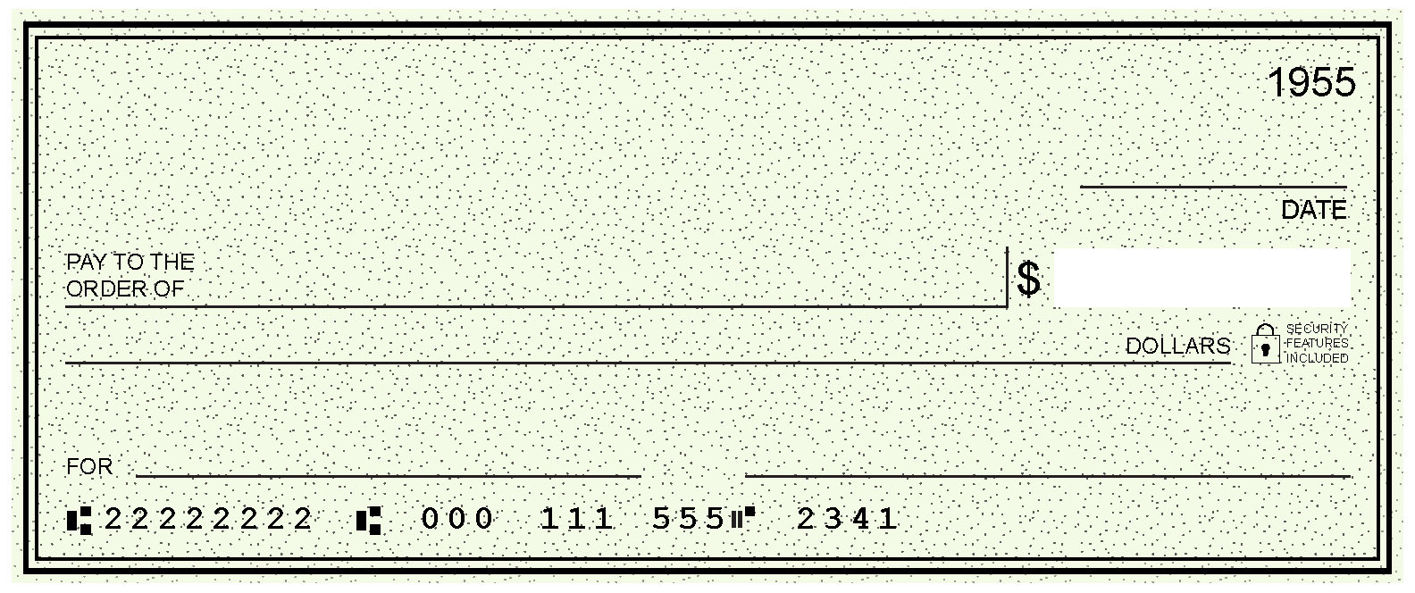 Editable Check Template / Blank Check Template / Manifestation Check ...
