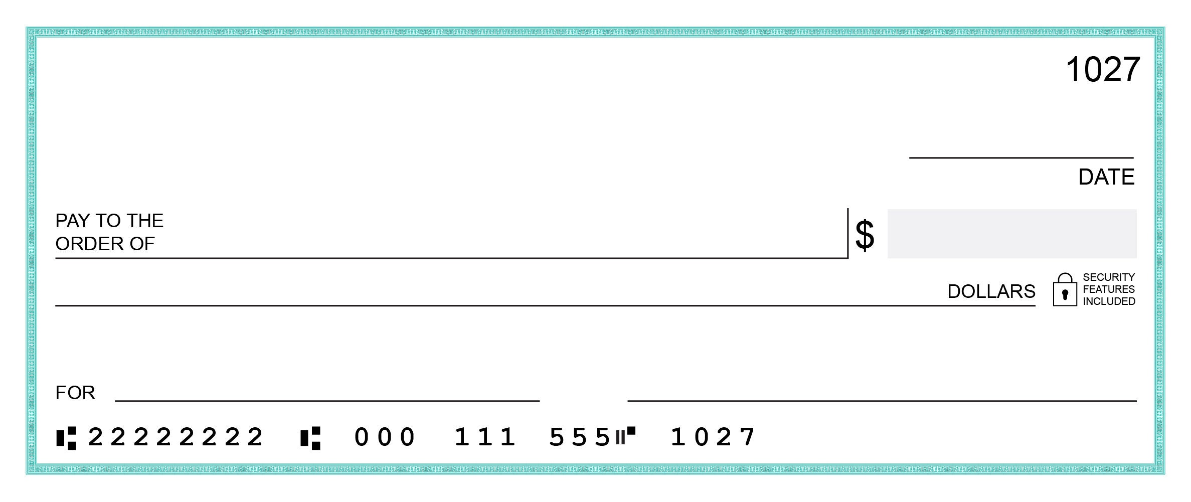 Check Template Svg / Blank Check Svg / Bank Account Svg / Money Svg ...