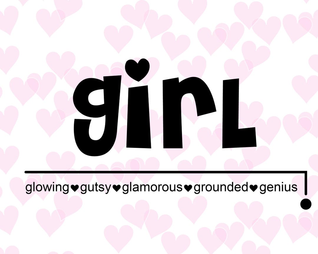 Girl Definition Svg / Girl Svg / Girl Cut File / Girl Saying Quote ...