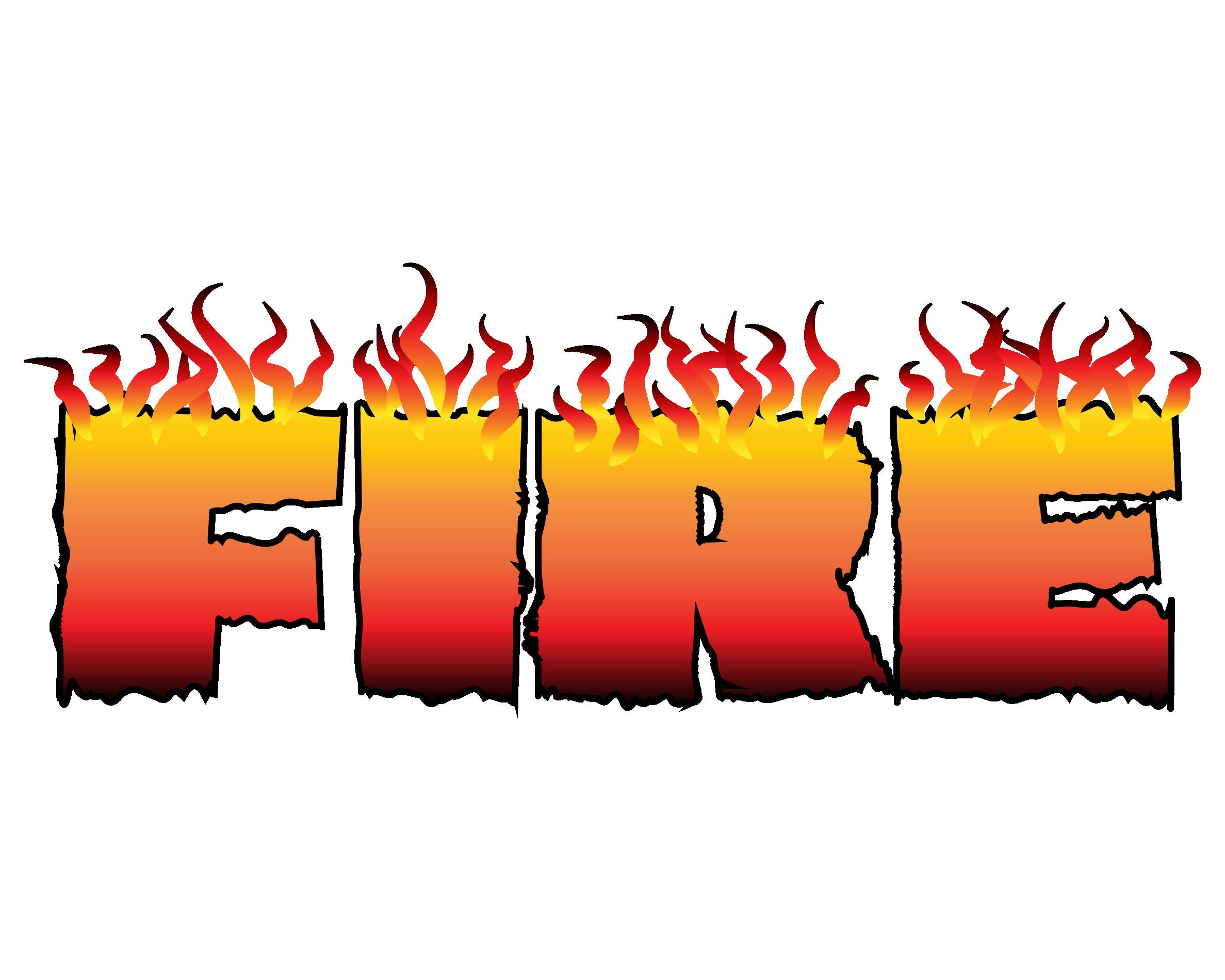 Fire Svg / Fire Design / Fire Word Svg / Fire Flames Svg / Fire Tshirt ...